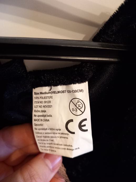 otroski pustni kostum mačka