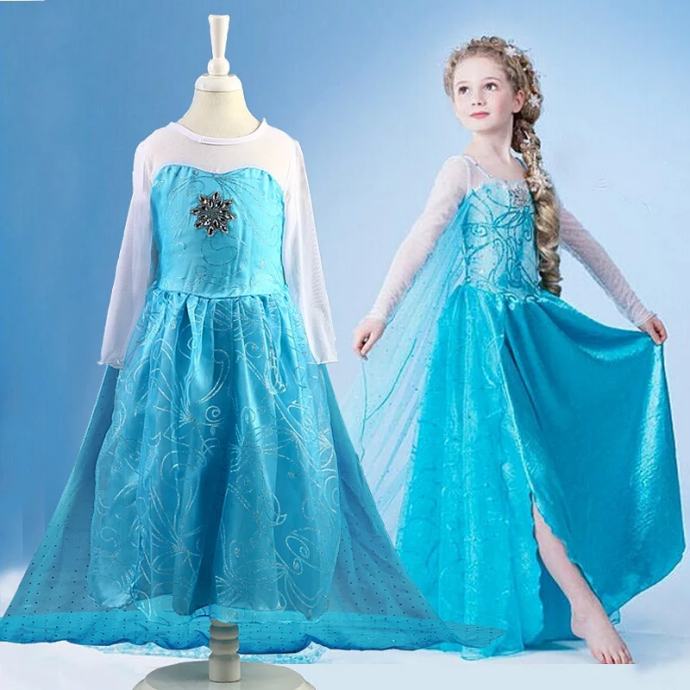 Pustna oblačila obleka Frozen Ledeno kraljestvo princesa Elsa Elza