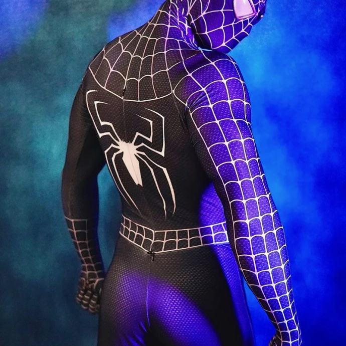 PUSTNI KOSTUM ČRNI SPIDERMAN