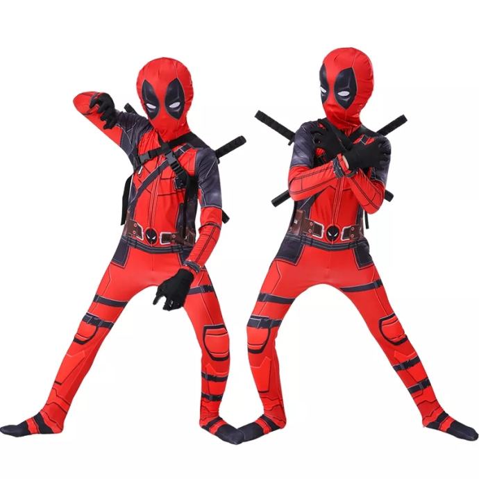 Pustni kostum Deadpool DELUX kvaliteta pustni kostumi za otroke