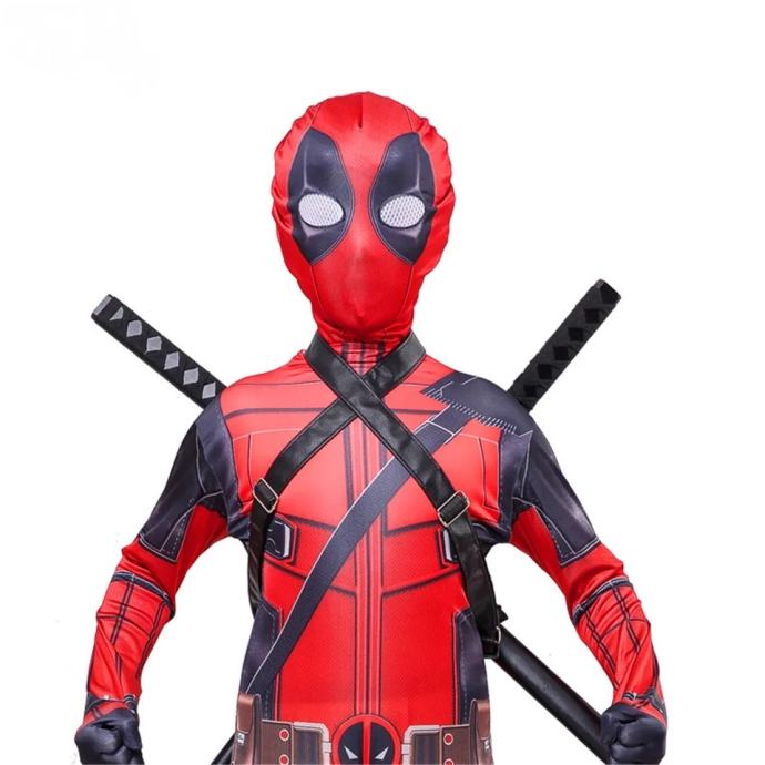 Pustni kostum Deadpool DELUX kvaliteta pustni kostumi za otroke