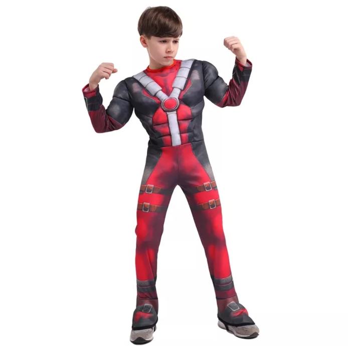 Pustni kostum Deadpool za otroke otroški kostumi za maškare pust 2024