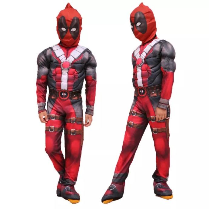 Pustni kostum Deadpool za otroke otroški kostumi za maškare pust 2024