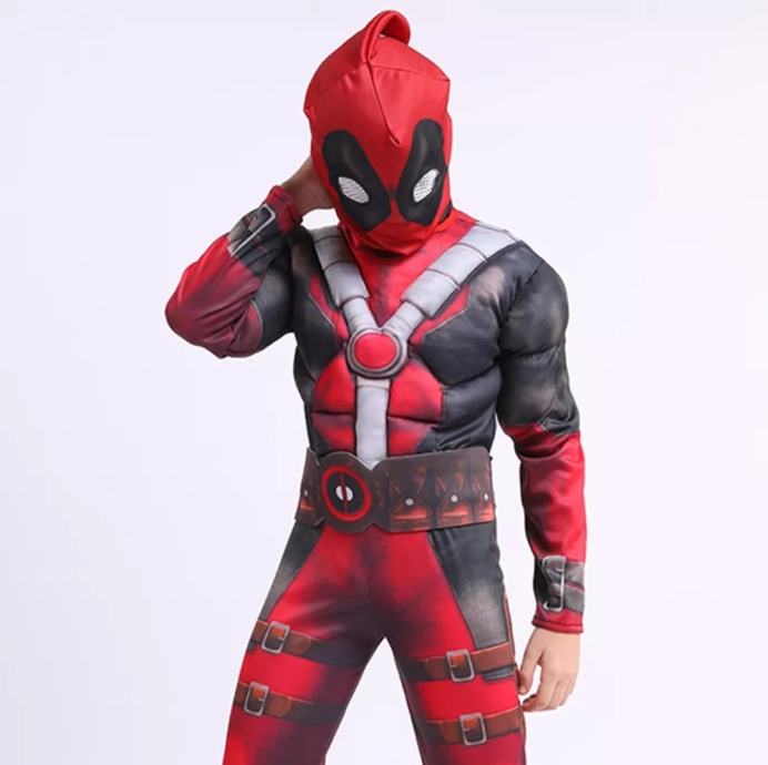 Pustni kostum Deadpool za otroke otroški kostumi za maškare pust 2024