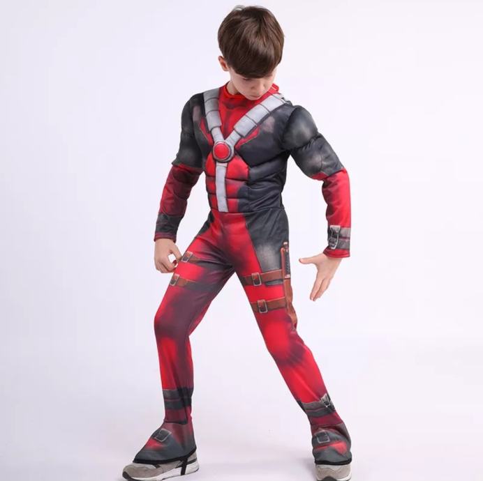 Pustni kostum Deadpool za otroke otroški kostumi za maškare pust 2024