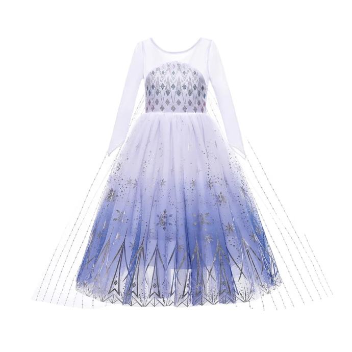 Pustni kostum Elsa z LUČKAMI kostumi ledena princesa Elza Frozen maska
