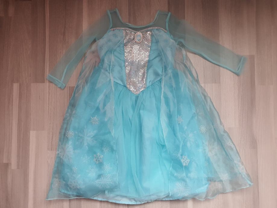 Pustni kostum Elza, Frozen, 110/116