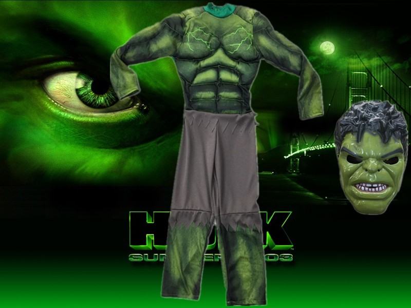 PUSTNI KOSTUM HULK-osebni prevzemi v Ljubljani