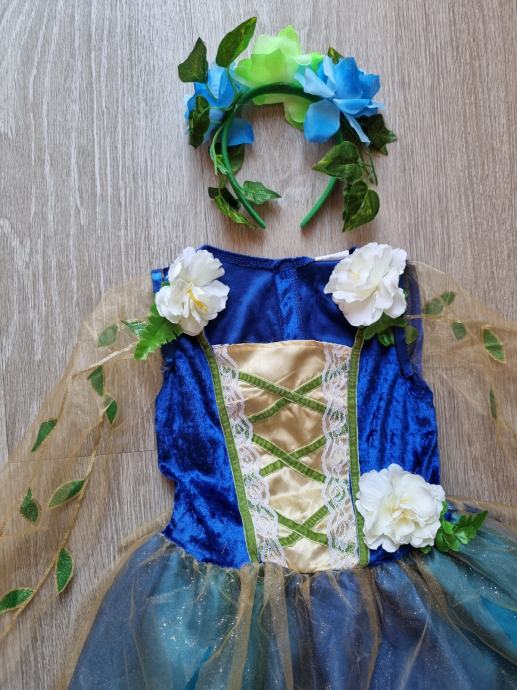 Pustni kostum vila, princesa št. 122/128