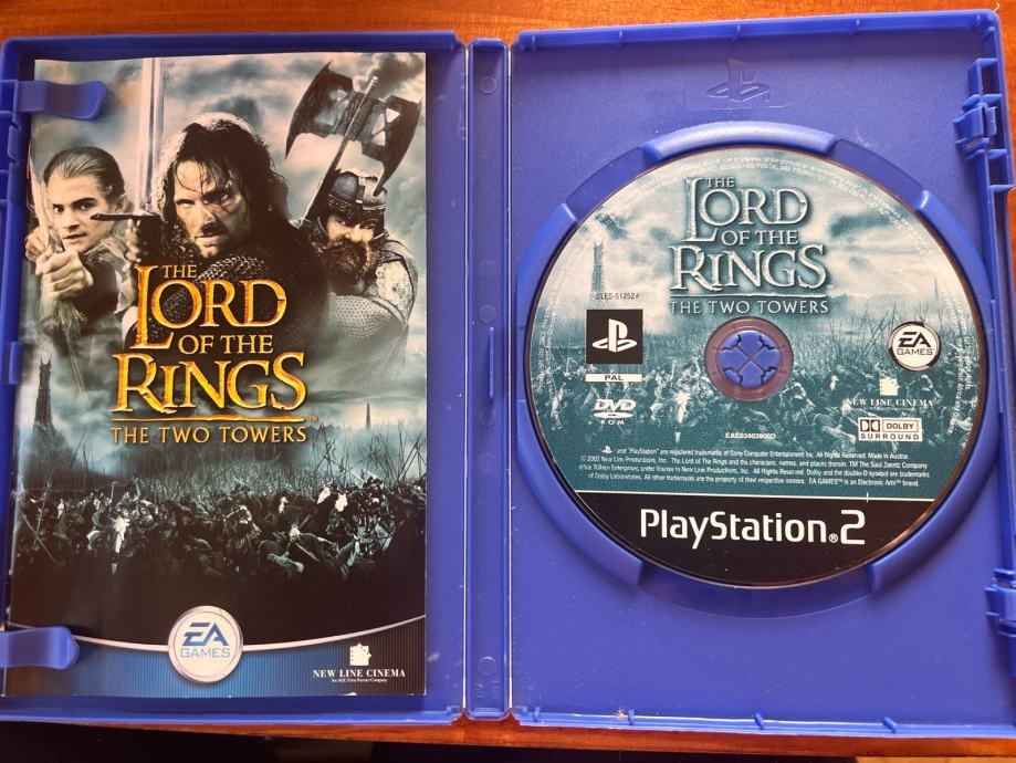 Lord of the Rings The Two Towers Playstation 2