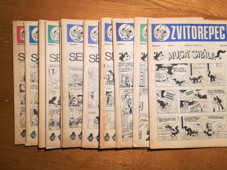 ZVITOREPEC revija,1966,1967,1968,1969,1972,1973