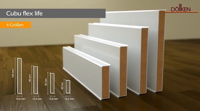 ZAKLJUČNE LETVE CUBU Cena za višino 4 cm je 2,80 €/tm + DDV