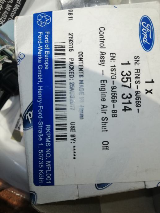 1357314 ford elektromagnetni ventil fiesta mondeo smax...