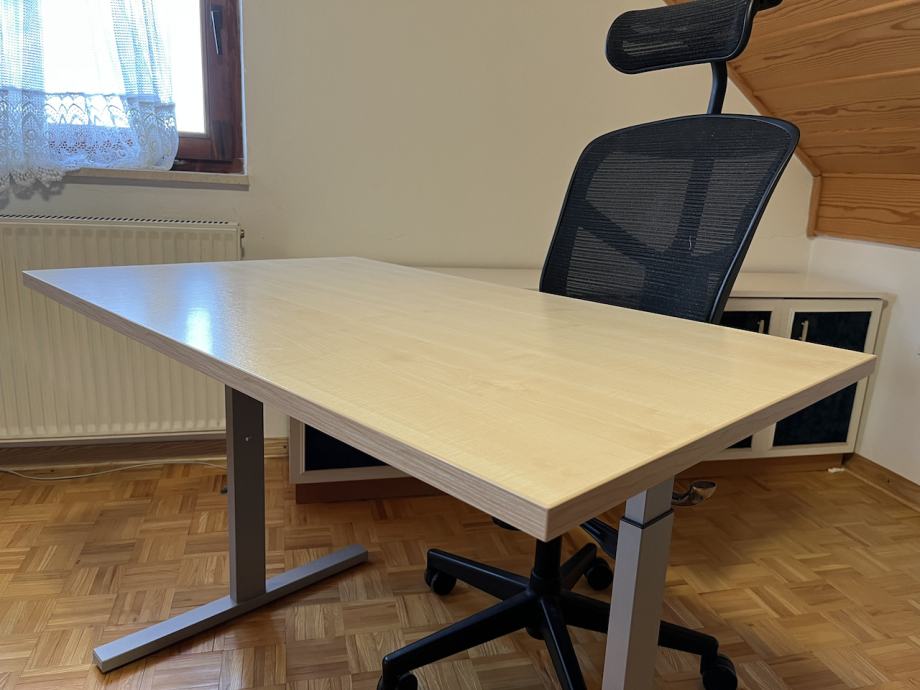 Pisalna miza izdelana po meri 115cm x 70cm - nastavljiva višina