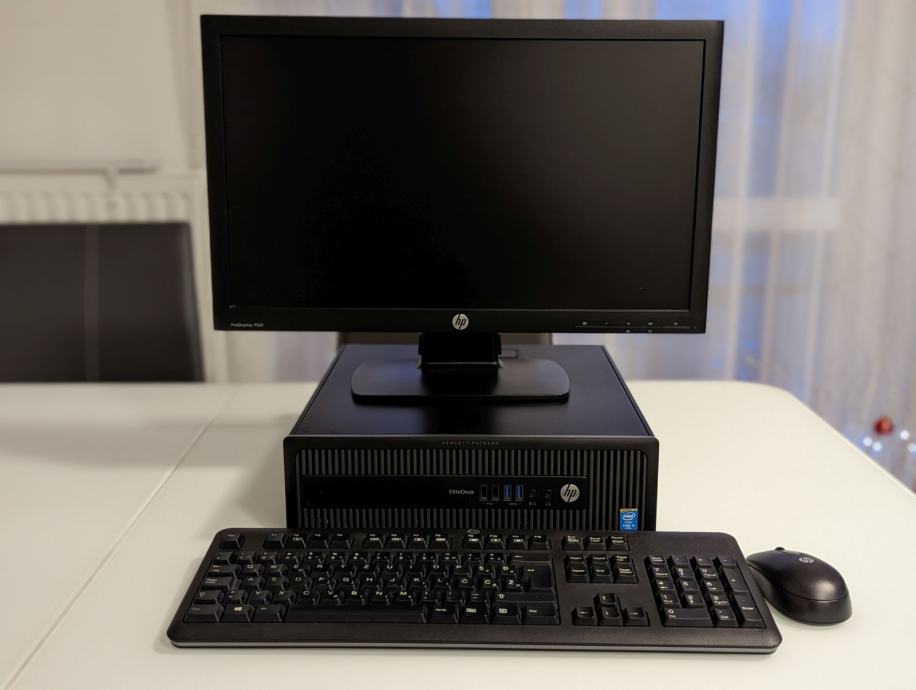 HP EliteDesk 800 G1 SFF - Komplet (PC,Monitor,Tipkovnica,Miška)