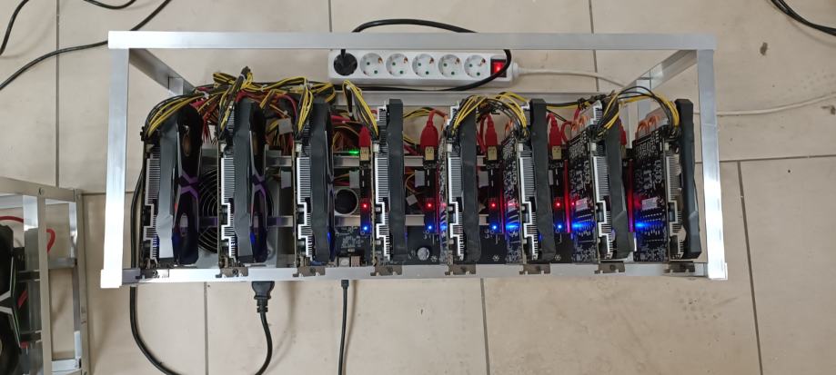 NEOXA - SERO - FLUX - RAVENCOIN - MINING RIG z 8 * RTX 2060