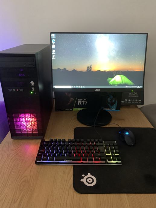 PC Gaming komplet RTX 2060 + i5 8400 + SSD + 16 GB dd3 + WiFi