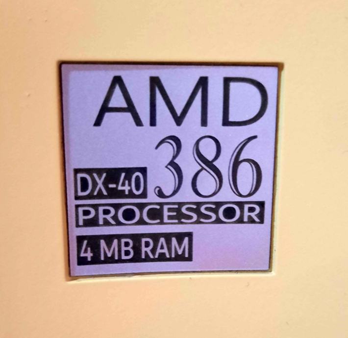 Retro PC AMD 386DX-40
