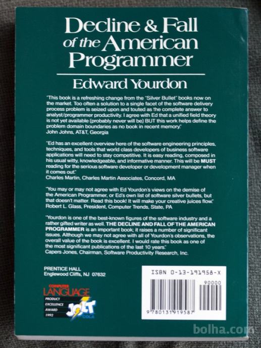 Edward Yourdon - DECLINE & FALL OF THE AMERICAN PROGRAMMER
