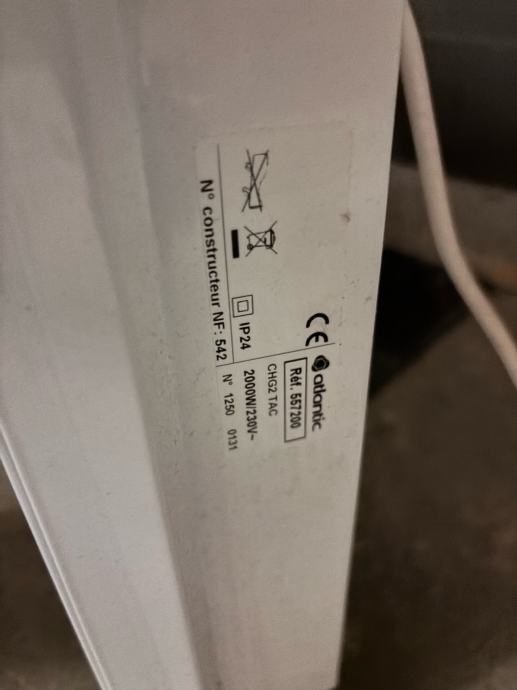 Prodam električni radijator Atlantic 2000W