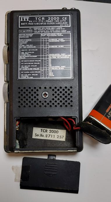 ITT TCR 2000 CE prenosni radio ITT žepni radio