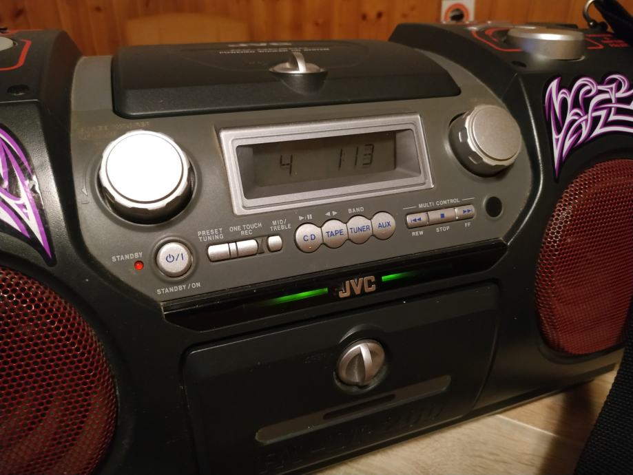 JVC Boombox RV-DP200BK