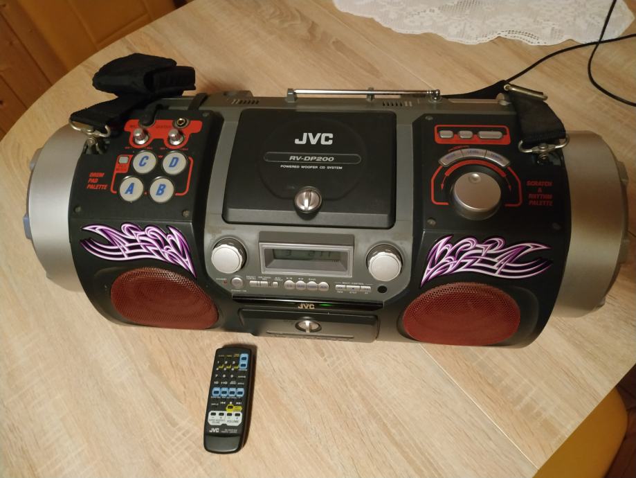 JVC Boombox RV-DP200BK