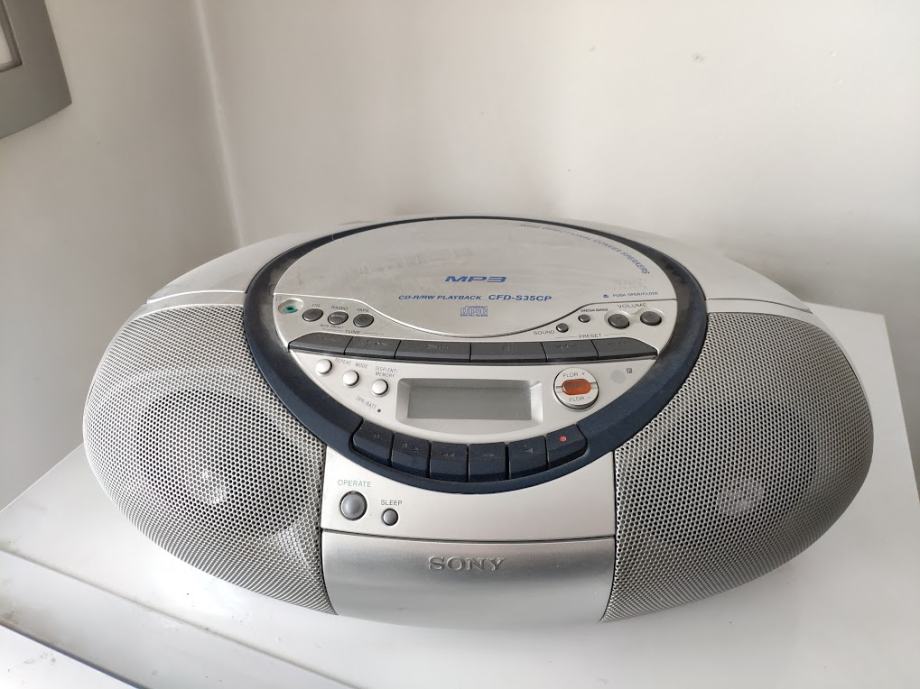 Radio CD/MP3/kasete Sony CFD-S35CP