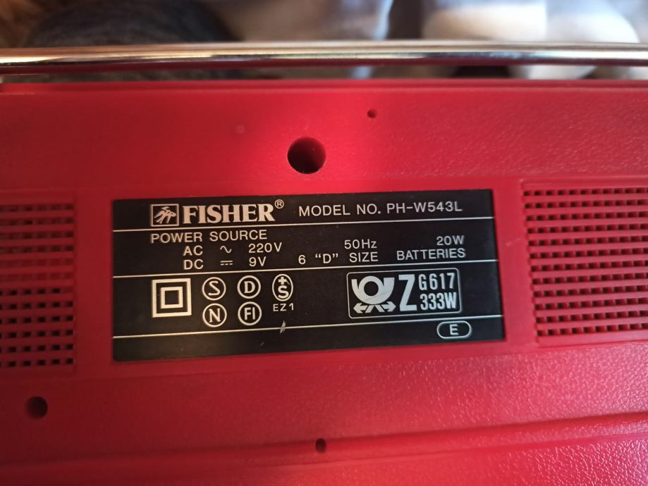 Radio fisher model ph-w543L