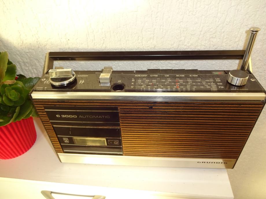 Radio, kasetofon, retro, radiokasetofon