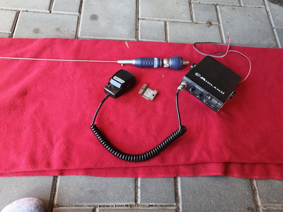 CB postaja ALAN 100 plus + antena + kabel - simbolična cena
