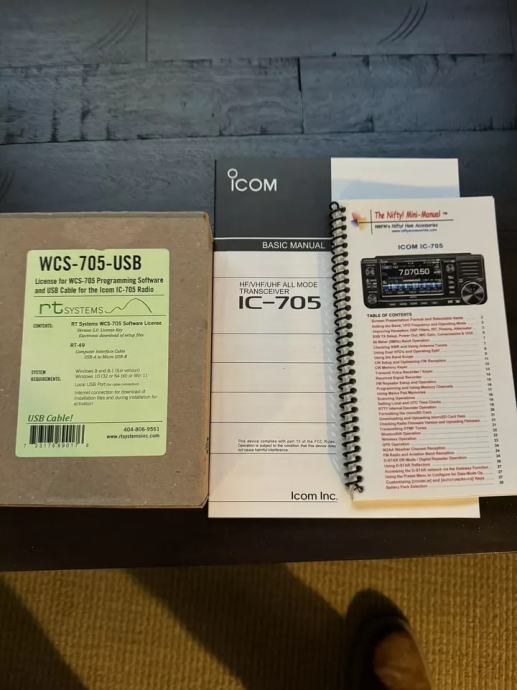 Icom IC-705 HF/VHF/UHF All Mode Portable QRP 5W/10W Transceiver