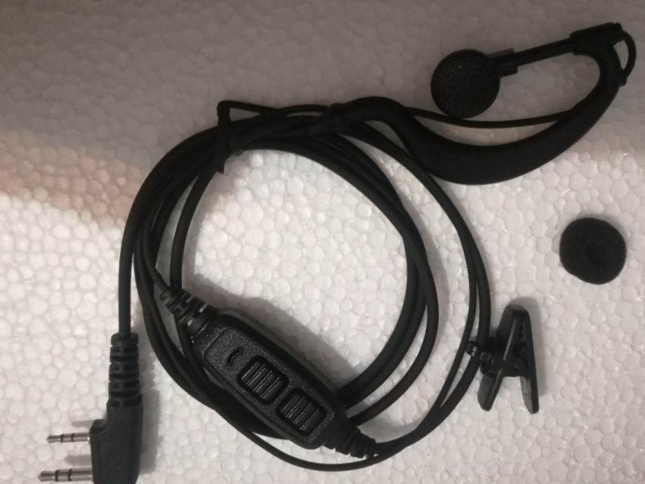 KENWOOD,BAOFENG,SLUŠALKE Z MIKROFONOM ZA POSTAJO