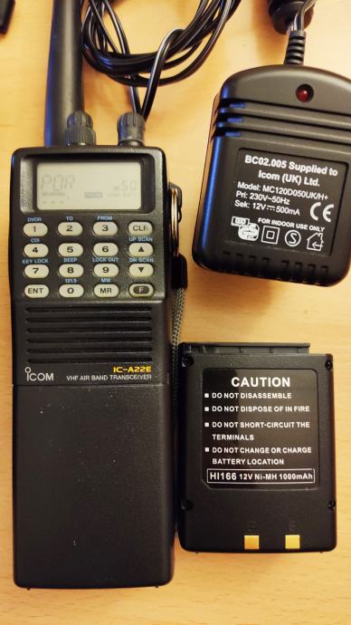 Letalska postaja ICOM IC-A22E VHF NAV/COM