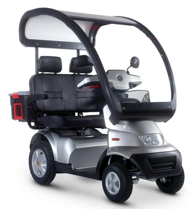 AFIKIM S4 Dual 15 km/h električni dvosedežni invalidski skuter