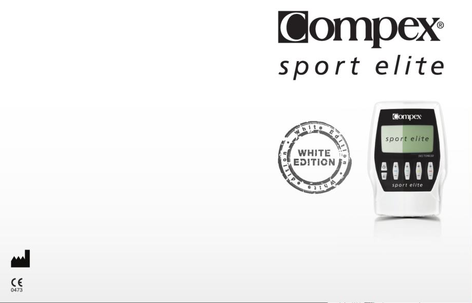 COMPEX SPORT ELITE WHITE EDITION Z VSO OPREMO,UGODNO,elektrostimulator
