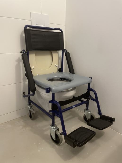 Toaletni stol na kolesih VERMEIERN - WC stol - stol za invalide
