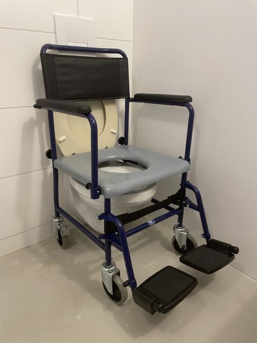 Toaletni stol na kolesih VERMEIERN - WC stol - stol za invalide