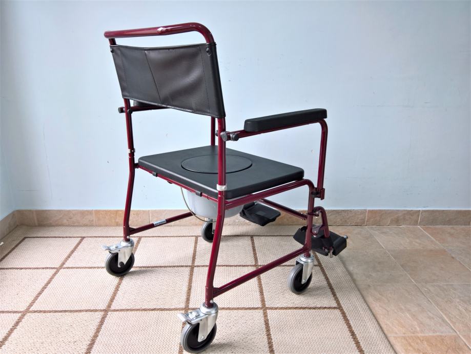XXL invalidski toaletni wc stol s kolesi - Dietz TRS 200