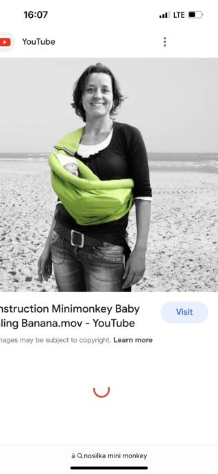 Nosilka Mini monkey