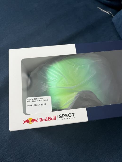 Red Bull očala SPECT Solo Black/Green Snow-Rose