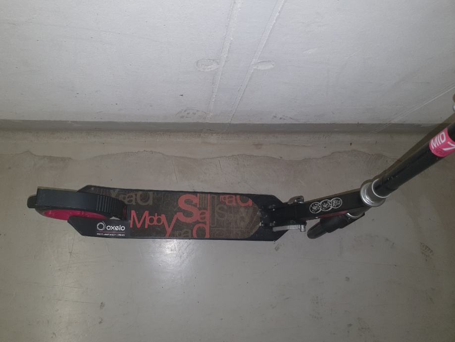 SKIRO, OXELO MID 7, 175 CM, ROZA BARVE