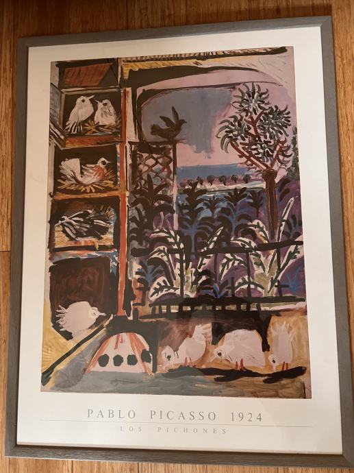 POSTER, PLAKAT PABLO PICASSO-LOS PICHONES