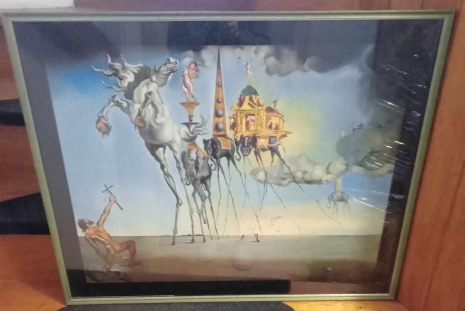 SALVADOR DALI SLIKA POSTER 80 x 63 cm - V OKVIRJU
