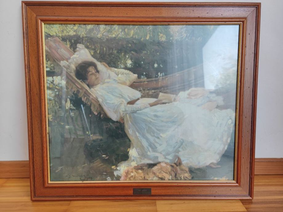 Umetniška slika - The Arbor by Sir Alfred Munnings