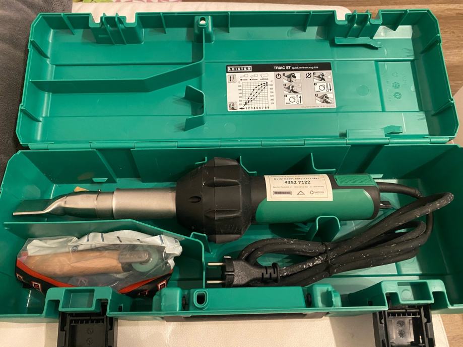 Leister triac st 1600 W pistola fen pihalnik vroc zrak