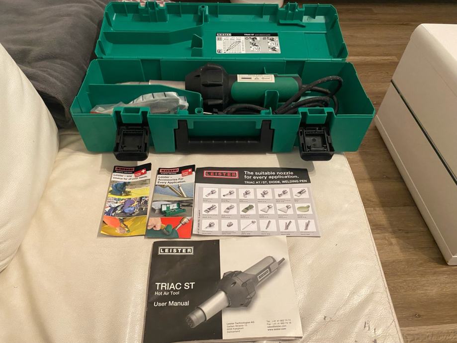 Leister triac st 1600 W pistola fen pihalnik vroc zrak