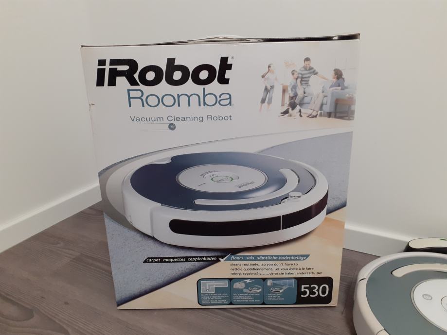 iROBOT ROOMBA 530 + navidezni zid 1 kom (RABLJEN, DOBRO OHRANJEN)
