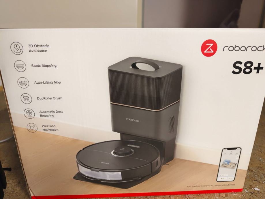 Roborock S8 Plus + originalna embalaža + dodatki