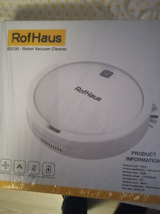 Robotski sesalec-brisalec prahu